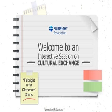 Interactive Session on Cultural Exchange | PPTX