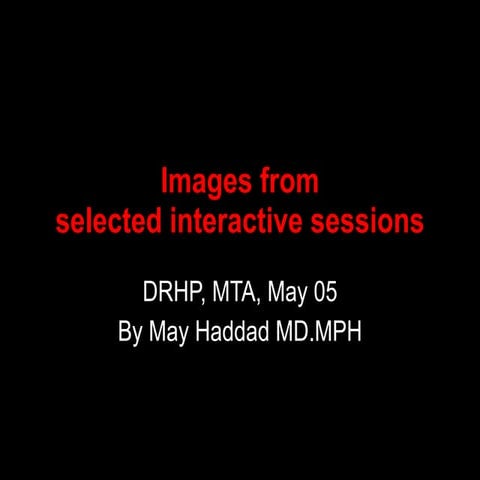 Interactive sessions | PPT