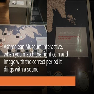 Interactives in museum - guidelines and case studies | PPTX
