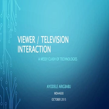 Interactive TV | PPTX