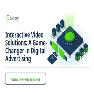 Interactive Video Solutions: A Game-Changer in Digital Advertising | PPT