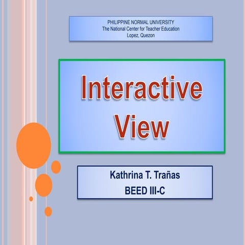 Interactive view | PPTX