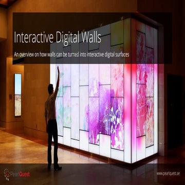 Interactive Digital Walls | PDF