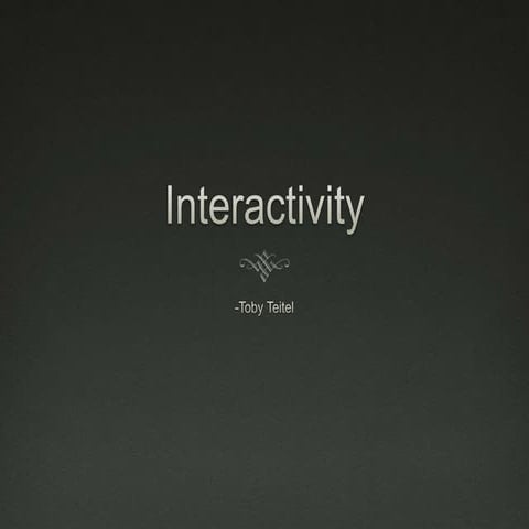 Interactivity | PPT