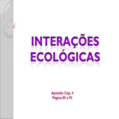 Interações ecológicas | PPT