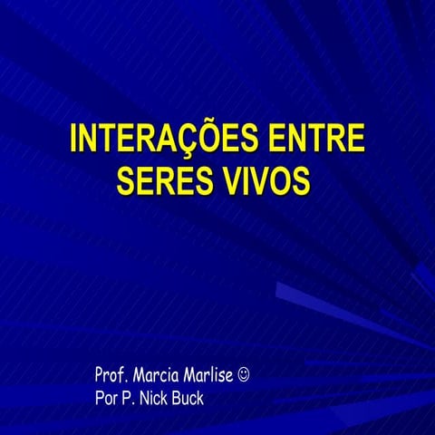 Interações ecologicas completa | PPT