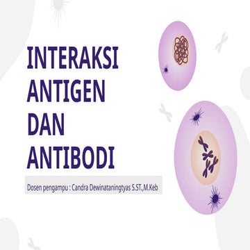 bahan ajar materi biomedik II antigen dan antibody | PDF