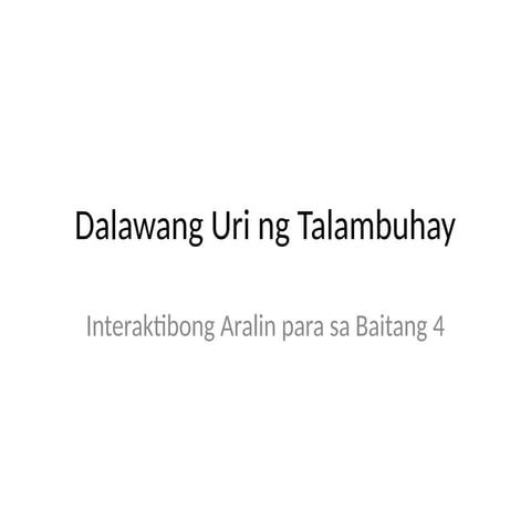 LAS #8 Pagsulat ng Talambuhay - Filipino 4 | PPTX