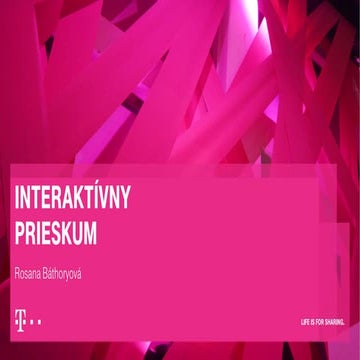 Slovak Telekom - Interaktívny prieskum | PDF