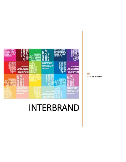 Interbrand’s | PDF