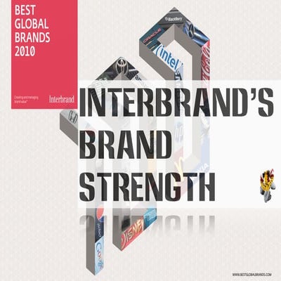 Interbrand's brand strength, by thinker | PDF