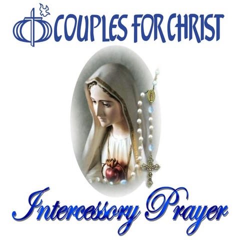 Couples For Christ Intercessory Prayer- Joyful Mysteries | PPT