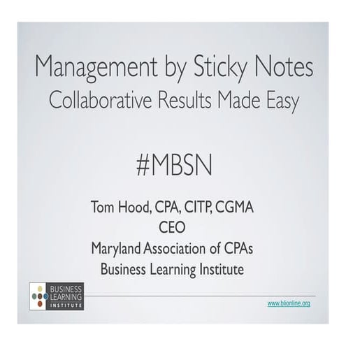 Interchange - Management by Sticky Notes - Collaboration Made Easy | PDF