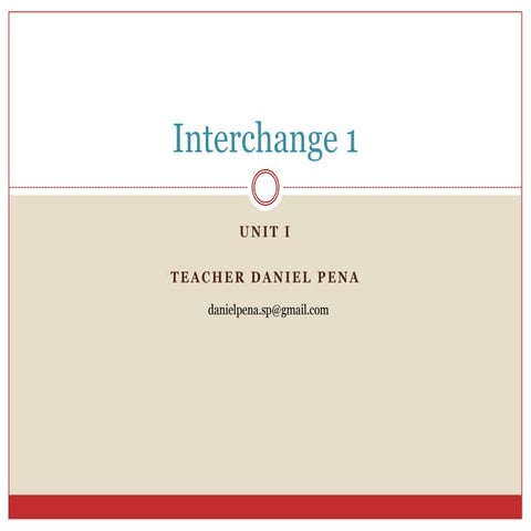 Material INT1MOD1 | PPT