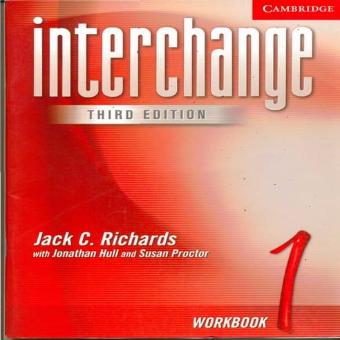 Interchange 1 3rd Ed workbook | PDF