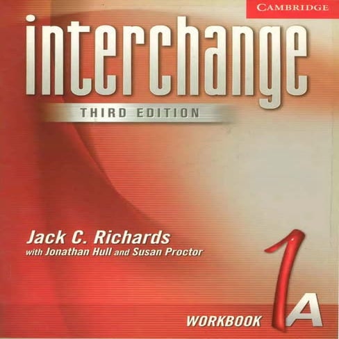 Interchange 1 a workbook. | PDF