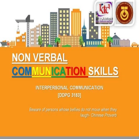 NONVERBAL COMMUNICATION SKILL | PPT