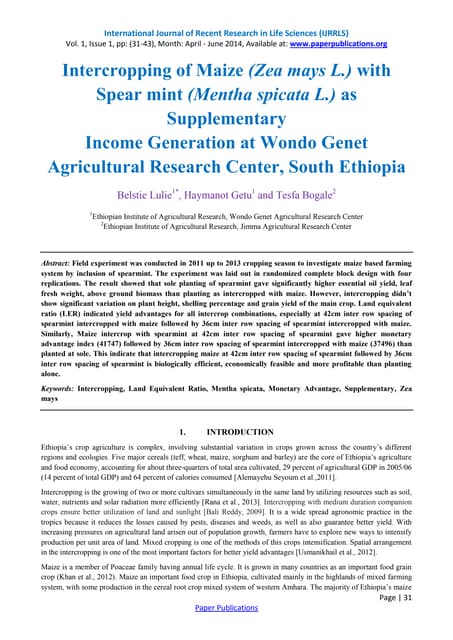 Trends in production and export of Gesho/Rhamnus prinoids in Ethiopia | PDF