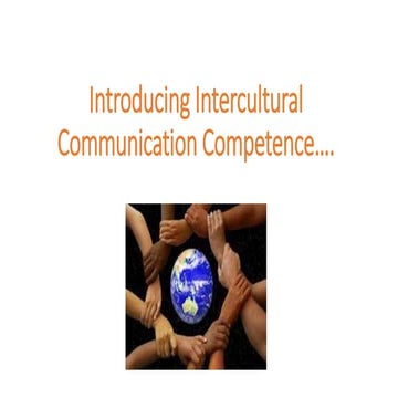Intercultural Communication Competence | PPTX