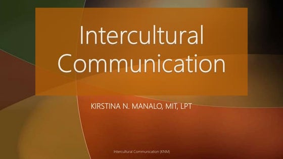 Cross Cultural Communication | PPT