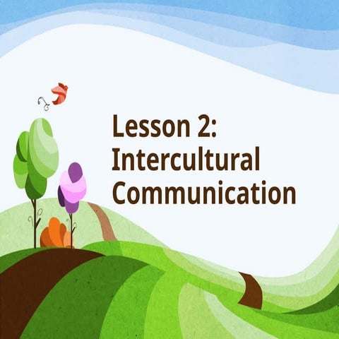 Intercultural Communication in Oral Communication in Context | PPTX