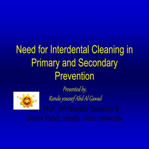 Interdental cleaning devices | PPT