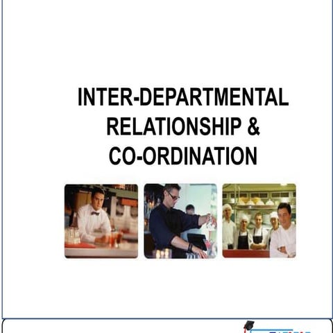 Interdepartmental relationship _coordination | PDF