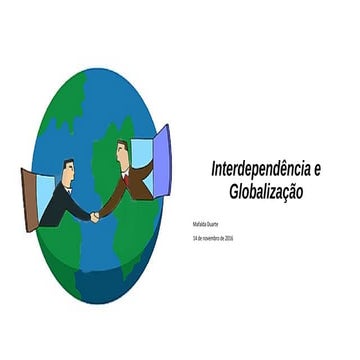 Interdependência e globalização | ODP