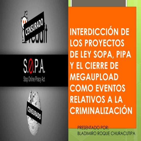 Ley sopa ley pipa | PPT