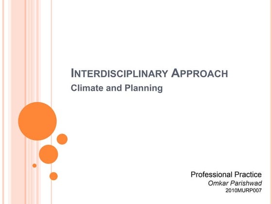 Interdisciplinary approach to teaching | PPTX | Undergraduate Education ...