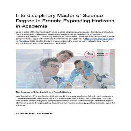 Interdisciplinary French Studies_ Expanding Horizons in Academia.pdf