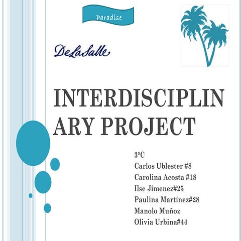 INTERDISCIPLINARY PROJECT | PPT
