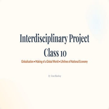 Interdisciplinary Project - Globalisation.pdf