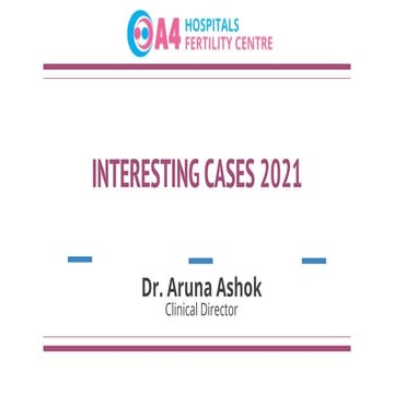 Interesting cases 2021 by Dr Aruna Ashok | PPT