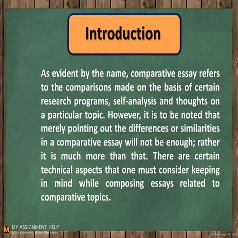 Interesting comparative essay topics, tips and suggestions | PPT
