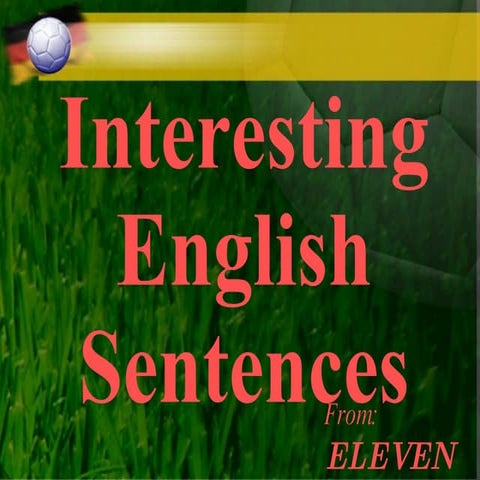 Interesting English Sentences | PPT