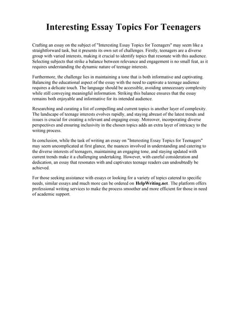 How To Write An Essay For Kids.pdf