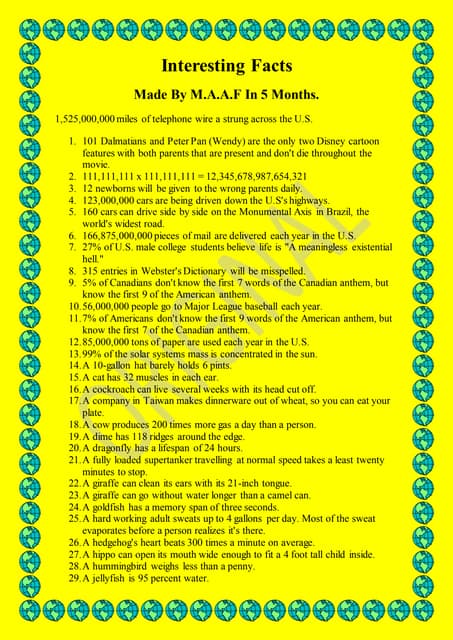 Fun facts | PPT