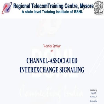 Interexchange signaling | PPTX