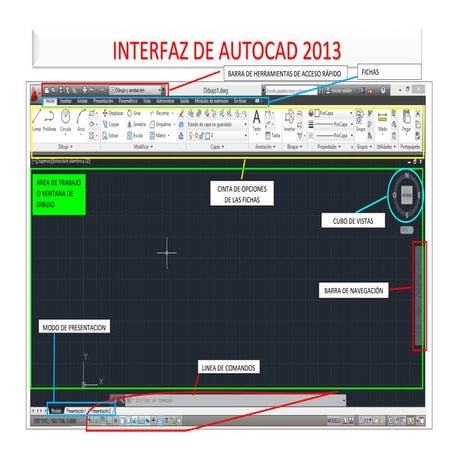 Interfaz de autocad 2013 | PDF