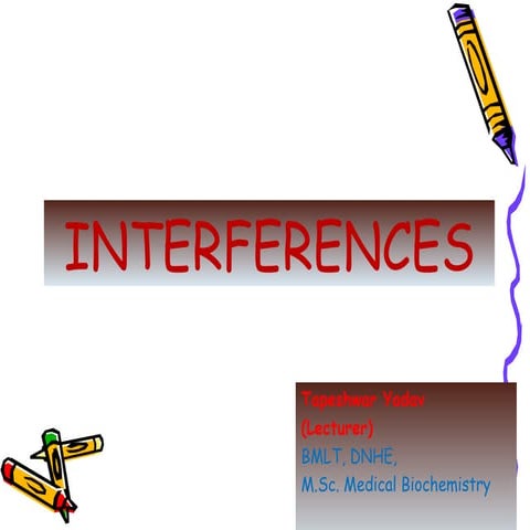 Interferances | PPT
