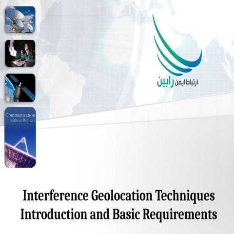 Interference Geolocation Techniques - Copy | PPT