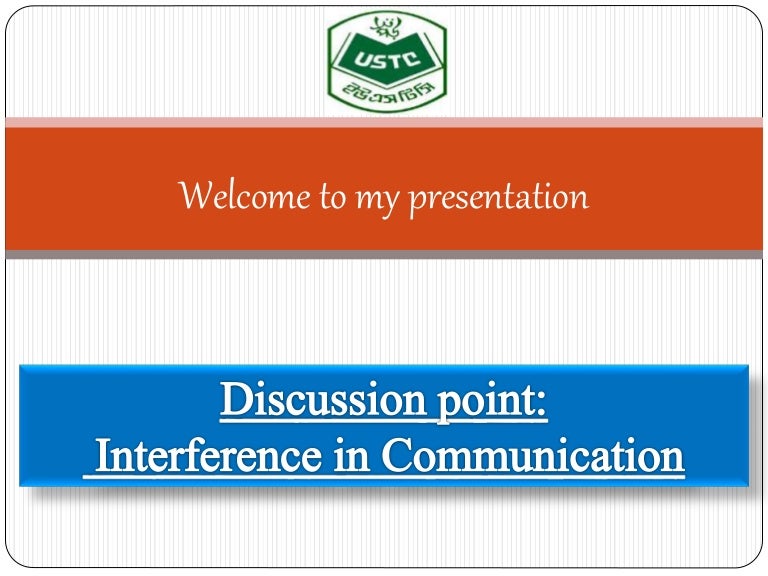 Interference in communication
