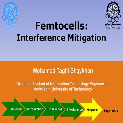 Interference mitigation | PPTX