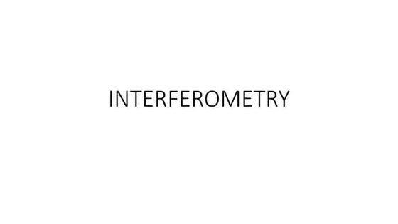 Interferometers | PDF