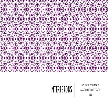 INTERFERONS AND ITS PRODUCTION, PRODUCT.ppt