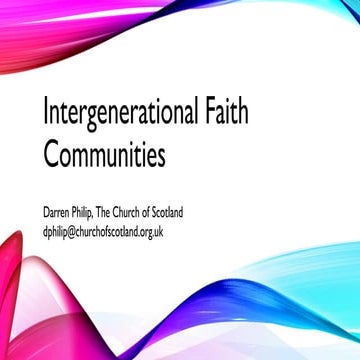 Intergenerational faith communities slides | PPT