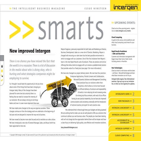 Intergen Smarts 19 (2009) | PDF