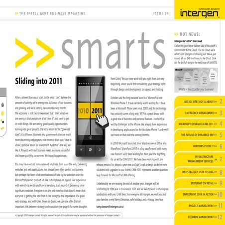Intergen Smarts 24 (2010) | PDF