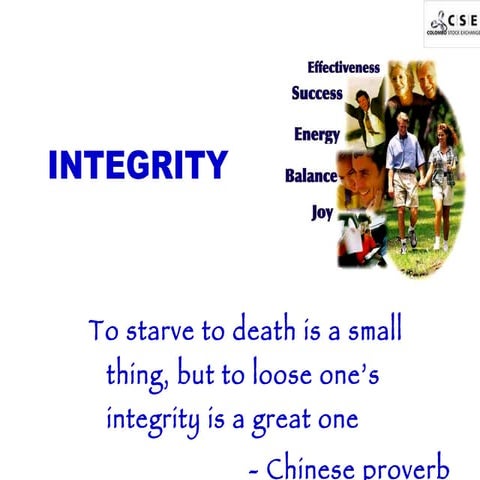 Intergrity Stock Exchange (2) | PPT